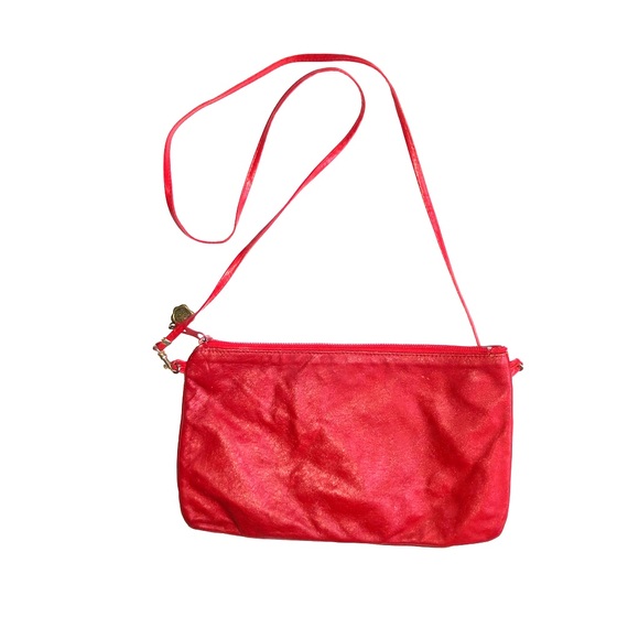 Vintage | Bags | Vintage Italian Red Leather Purse | Poshmark